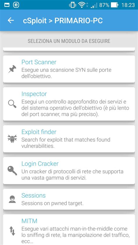 PenTest Con CSploit Android Hacker Web Security