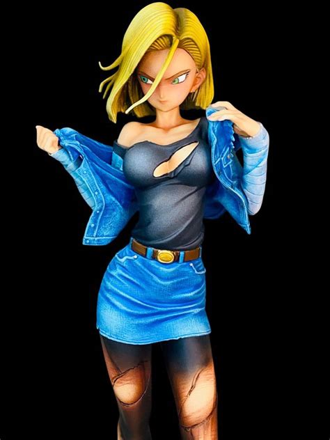 【目立った傷や汚れなし】リペイント フィギュア人造人間18号 瞳修正 ドラゴンボール Zフィギュア Glitter＆glamours