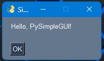 Pysimplegui