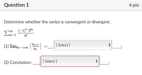 Solved Determine Whether The Series Is Convergent Or