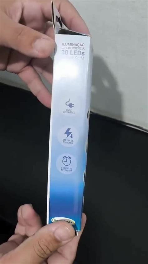 Iluminação Luminária De Emergência Led Bivolt Unidades Parcelamento sem juros
