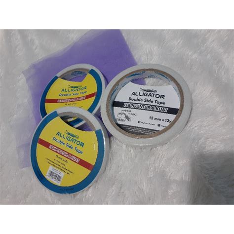 Jual Alligator Double Side Tape Dabel Tip Shopee Indonesia