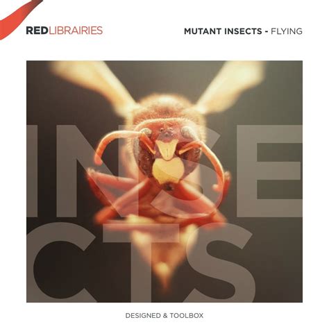 Mutant Insects Flying Red Libraries Flying Insects
