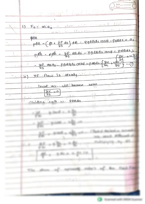 Solution Fluid Dynamics Bernoulli S Equation Studypool