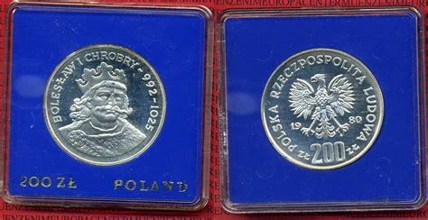 Polen Poland Zloty Silberm Nze Polen Zloty Boleslaw