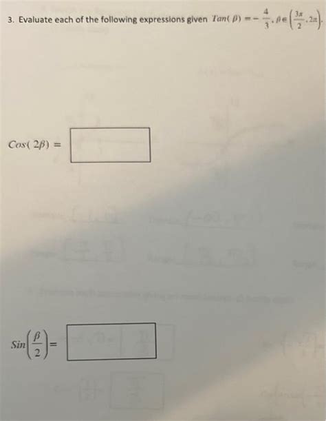 Solved 3. Evaluate each of the following expressions given | Chegg.com