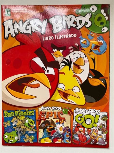 Album De Figurinhas Angry Birds Incompleto Livro Abril Usado