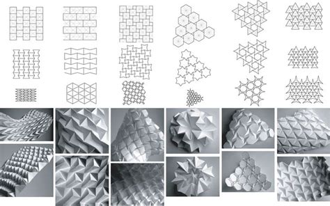 Folding Patterns Origami Architecture Origami Design Paper Structure