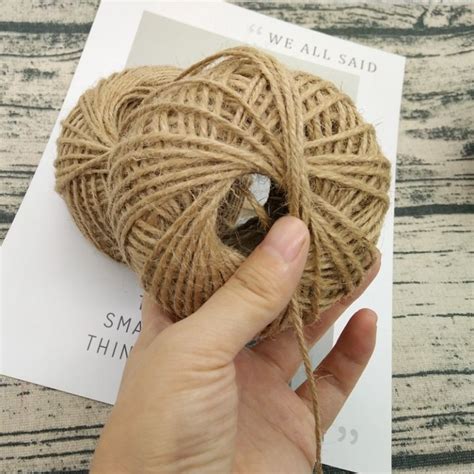 2mm Natural Raw Linen Diy Handicraft Materials Hemp Rope Jute Rope