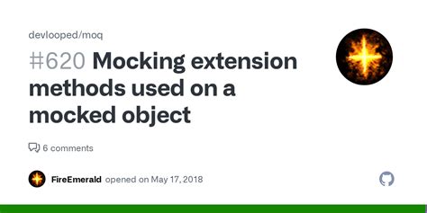Mocking Extension Methods Used On A Mocked Object Issue Devlooped Moq GitHub