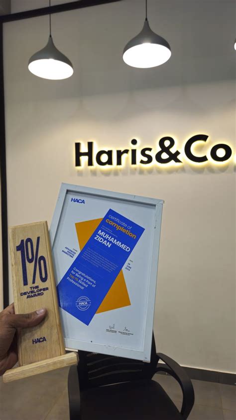 Muhammed Zidan On Linkedin Happily Graduated From Harisandco Academy I