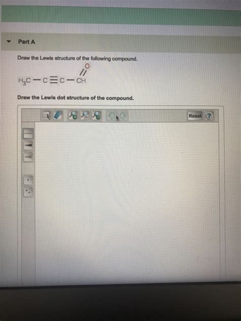Solved Part A Draw The Lewis Structure Of The Following Chegg