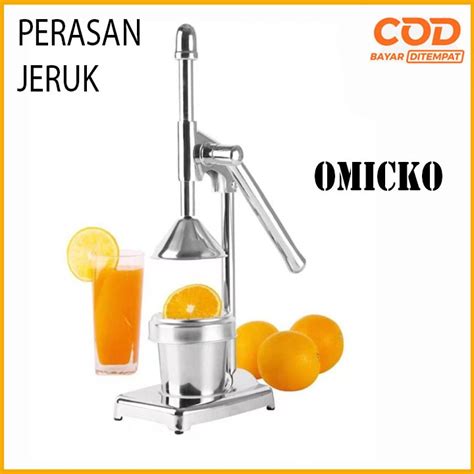 Jual Alat Pemeras Jeruk Manual Press Buah Pembuat Jus Stainless PANDA