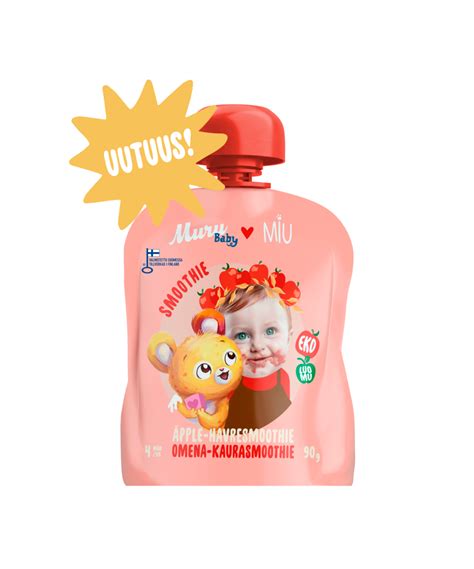 Miu Omena Kaurasmoothie Luomu Smoothie