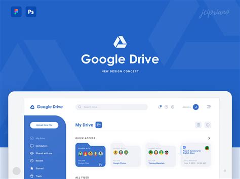 Google Drive New Design Concept Behance