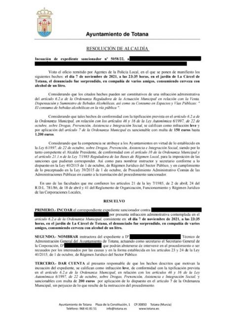 El Alcalde Aclara Que La Embriaguez Y Malas Conductas En La Vía Pública