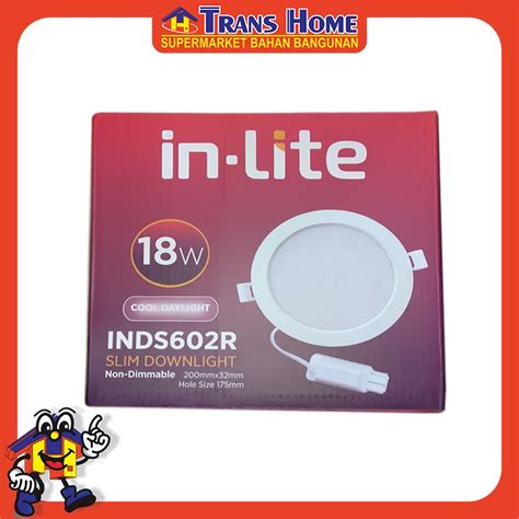 Jual Lampu In Lite Inds602r Slim Downlight 18w Cw In Lite Shopee
