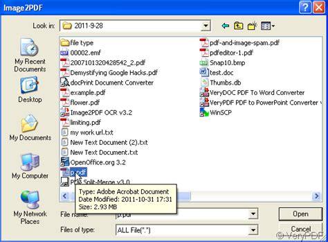 How To Insert Scanned Document To Pdf File Verypdf Knowledge Base