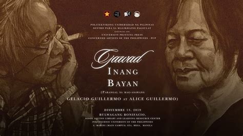 Parangal Para Kina Alice At Gelacio Guillermo Mga Artista Ng Bayan Manila Today