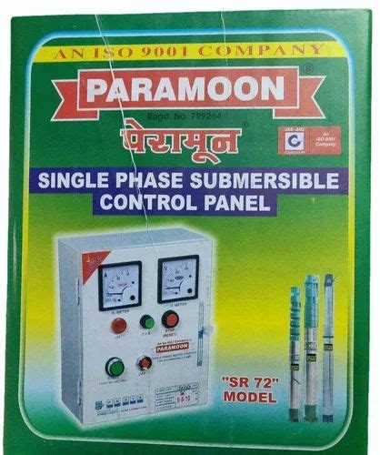 Paramoon Single Phase Submersible Control Panel 240 V At ₹ 1000piece
