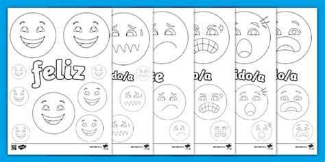 Hoja De Colorear Las Emociones L Enseignant A Fait