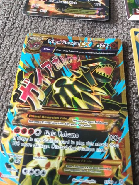 Pokemon Mega Groudon Card