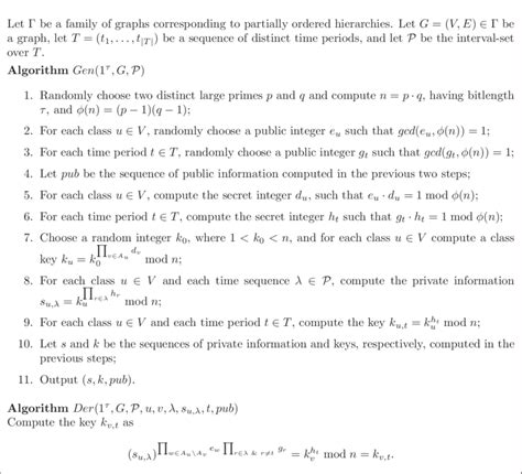 Yehs Time Bound Hierarchical Key Assignment Scheme Download Scientific Diagram