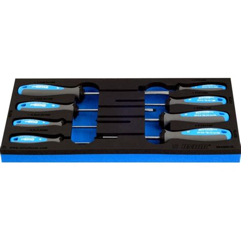 Unior Set Of Tbi Screwdrivers In Sos Tool Tray 964 9sos 621062