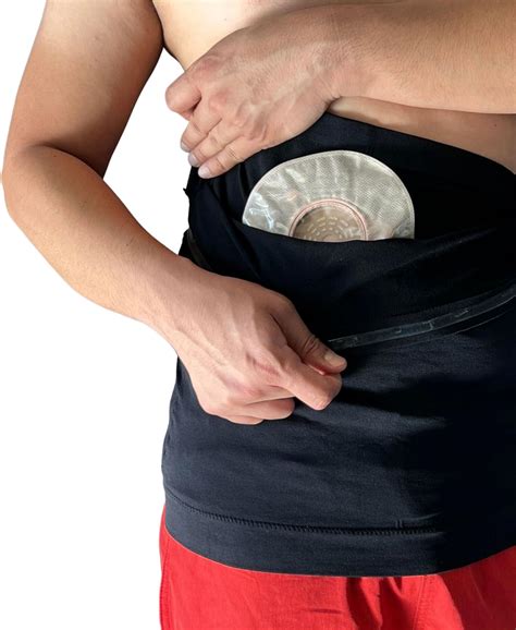 Triune Ostomy Stomach Wrap Anti Slip Silicone Lined