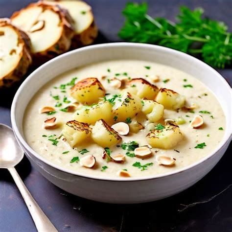 Roasted Cauliflower Soup Wildaja