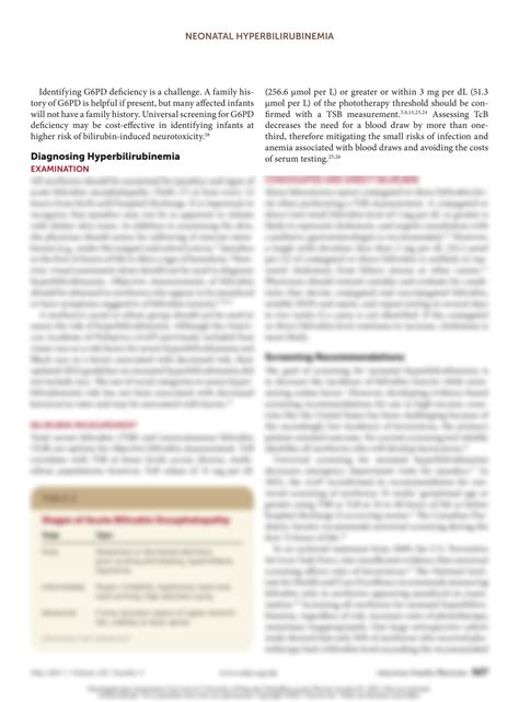 Solution Neonatal Hyperbilirubinemia Evaluation And Treatment Studypool