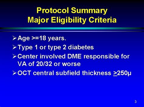 LaserRanibizumab Triamcinolone For DME Study DRCR Net Protocol