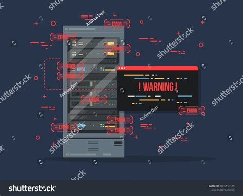 Data Center Server Room Data Storage Stock Vector Royalty Free Shutterstock