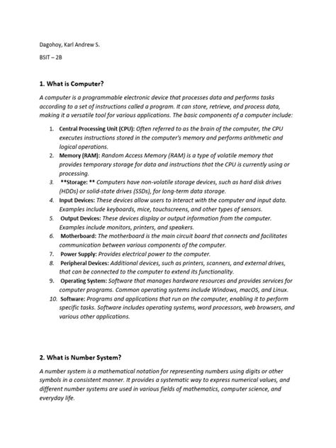 Computer Introduction Pdf Computer Data Storage Inputoutput
