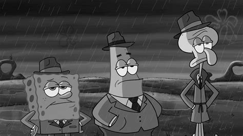 Detective Squidward Patrick And Spongebob Blank Template Imgflip