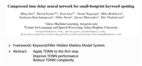 Interspeech 2017 Small Footprint Keyword Spotting Technology Alibaba Cloud Community