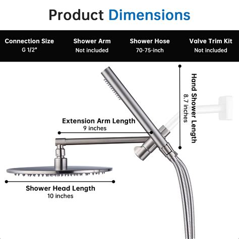 Snapklik G Promise All Metal Rain Shower Head