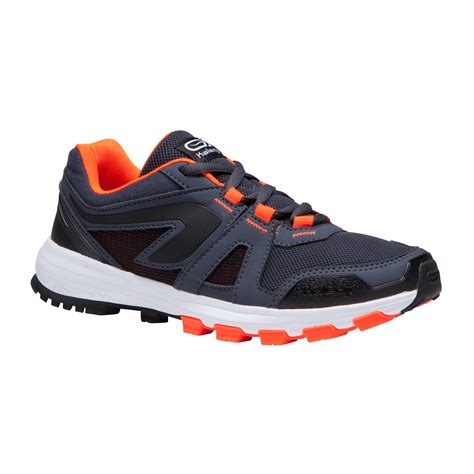 Zapatillas Running y Atletismo Kiprun Grip Niños Gris Kalenji Decathlon
