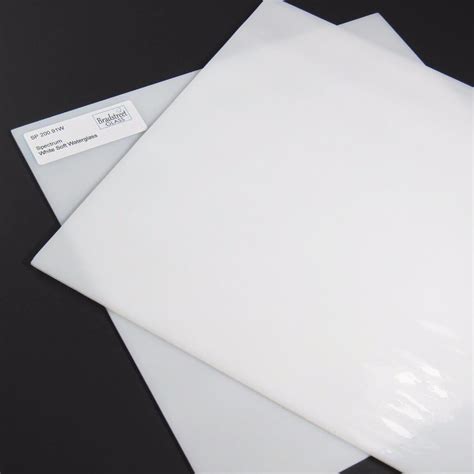 White Soft Waterglass Stained Glass Sheet Oceanside Sf20091w