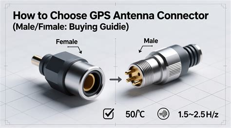 How To Choose Gps Antenna Connector Male Female Buying Guide