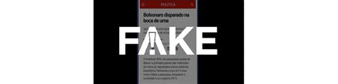 É Fake Que G1 Publicou Reportagem Com O Título Pesquisa De Boca De