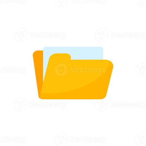 Yellow Folders For Organizing Documents Sorting Large Amounts Of Data