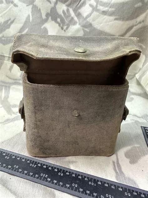 Original Ww2 British Army 37 Pattern Webbing Binocular Case £25 00