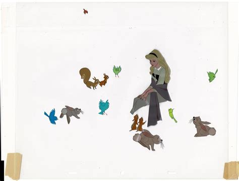 Sleeping Beauty Aurora Briar Rose Production Animation Cel Etsy