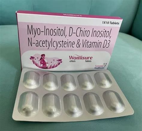 Female Womisure Myo Inositol Tablets Packaging Type Box At ₹ 1875