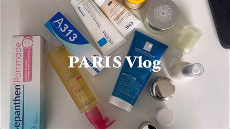 Paris Vlog 파리일상 브이로그 프랑스 살면서 파리약국에서 구매하고 사용하는 찐 기초제품 스킨케어몽쥬약국 시티파마 등등 Youtube
