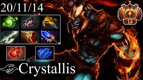 Secret Crystallis Huskar Carry Gameplay Dota 2 Patch 7 32d YouTube