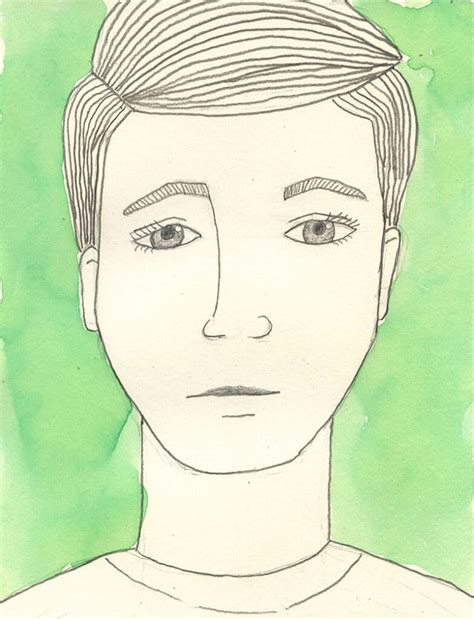 How To Draw A Quick Simple And Easy Self Portrait