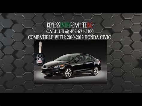 How To Replace Honda Civic Key Fob Battery Reviewmotors Co