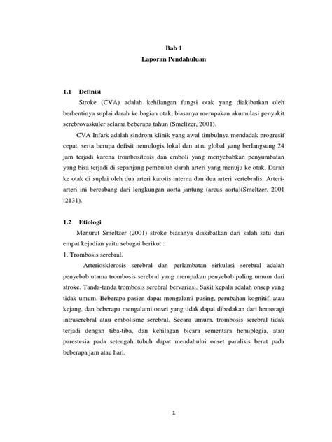 Askep Cva Infark Pdf